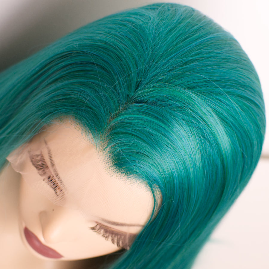 Stacking duo - Vivid Kingfisher Teal – Hows Your Head Wigs